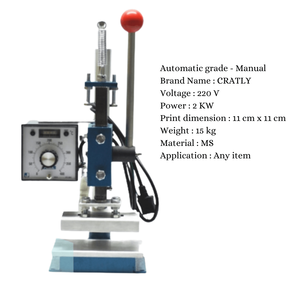 High Grade Manual Logo Stamping Machine ( Non COD) || Shop now – Cratly ...